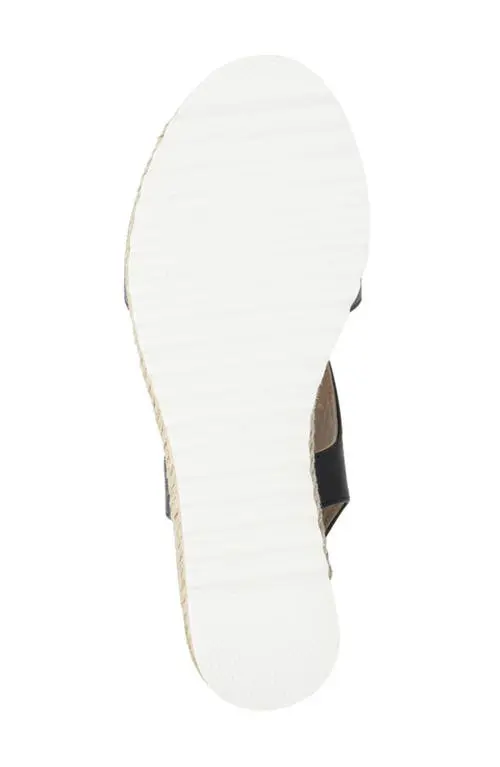 Aquatalia Adelina Crisscross Slingback Sandal - Black