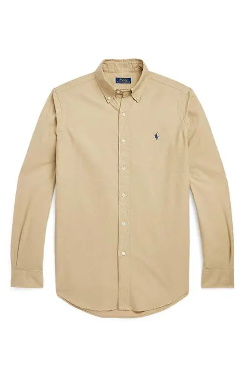 Polo Ralph Lauren Classic Fit Garment-dyed Long Sleeve Oxford Shirt