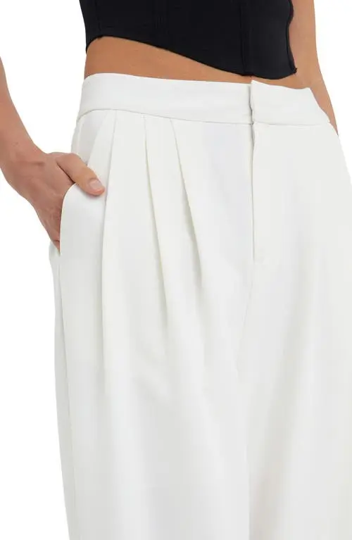 GREY LAB High-waisted Balloon Trousers - White