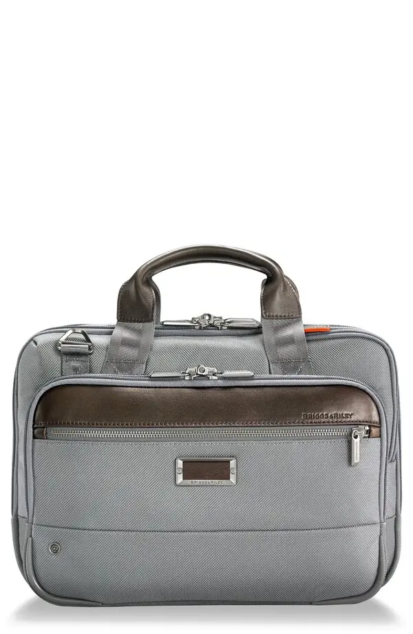 Briggs & Riley Work Small Expandable Ballistic Nylon Laptop Briefcase With Rfid Pocket