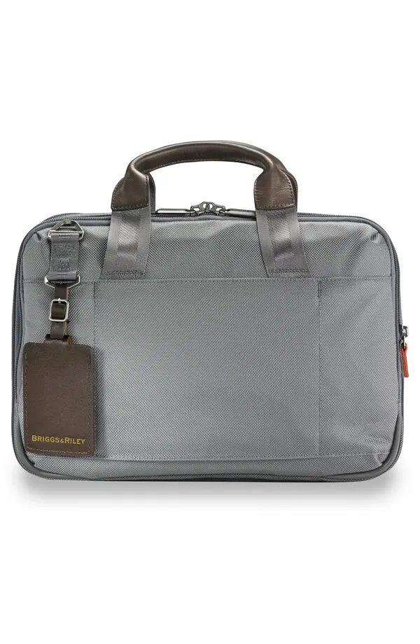 Briggs & Riley Work Small Expandable Ballistic Nylon Laptop Briefcase With Rfid Pocket
