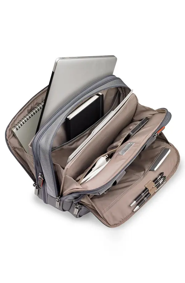 Briggs & Riley Work Small Expandable Ballistic Nylon Laptop Briefcase With Rfid Pocket