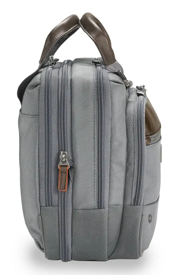 Briggs & Riley Work Small Expandable Ballistic Nylon Laptop Briefcase With Rfid Pocket