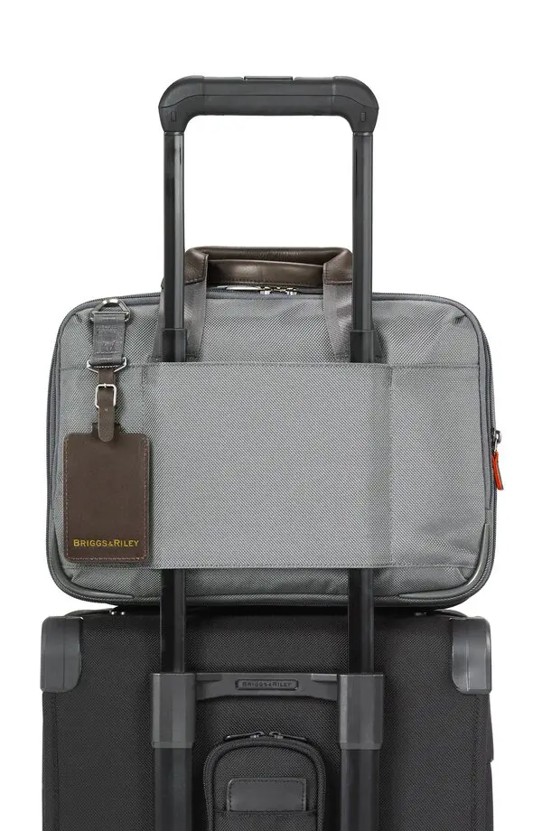 Briggs & Riley Work Small Expandable Ballistic Nylon Laptop Briefcase With Rfid Pocket