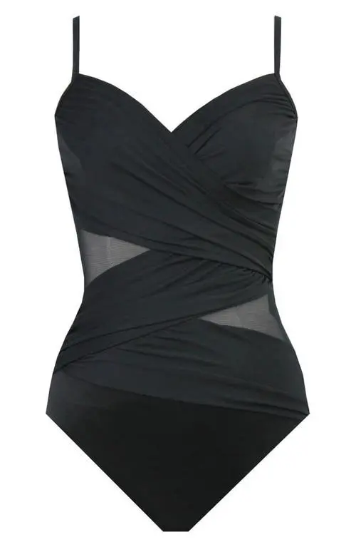 Miraclesuit Network Mystify Underwire One-piece Swimsuit - Black