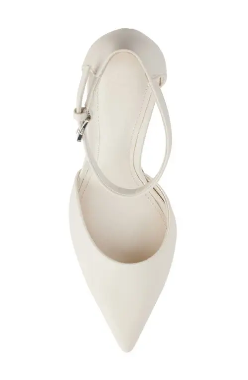 Dkny Veata Pointed-toe Slingback Pumps - Egg Nog