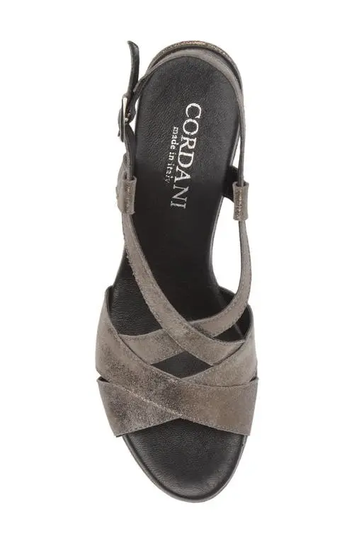Cordani Tahlia Platform Sandals - Crosta Asfalto