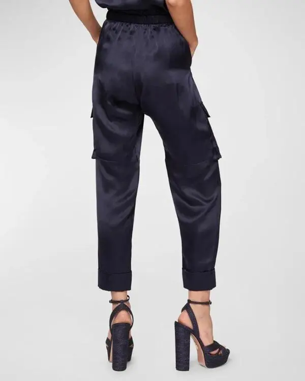 Cami Nyc Carmen Cropped Cargo Pants - Navy