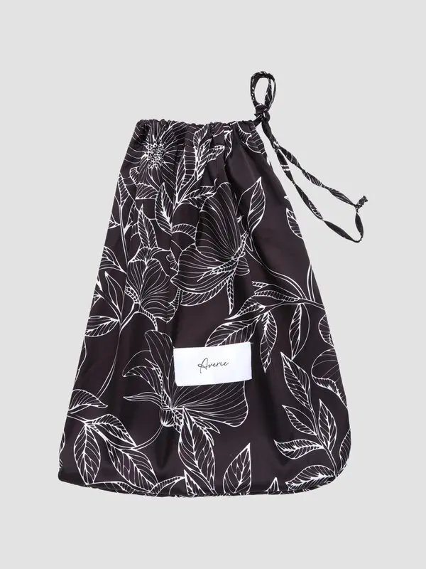 AVERIE Leaf Print Short Pajama Set