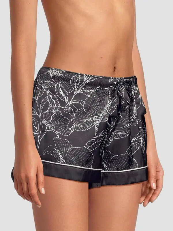 AVERIE Leaf Print Short Pajama Set