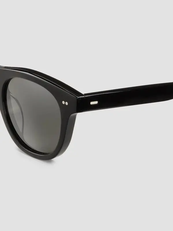 Oliver Spencer Rorke Round Mirrored Sunglasses
