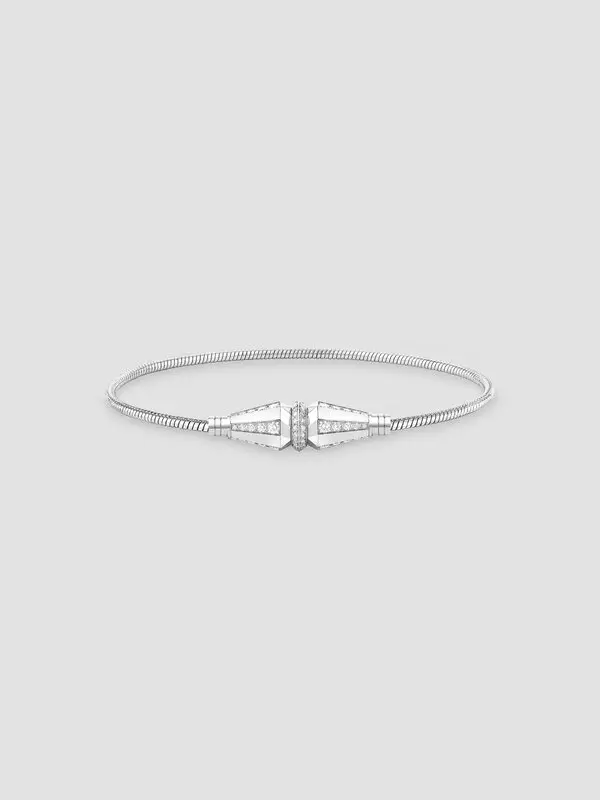 Boucheron Jack De 18k & 1.04 Tcw Diamond Bracelet - White Gold