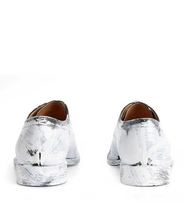 MAISON MARGIELA Paint-effect Tabi Oxford Shoes
