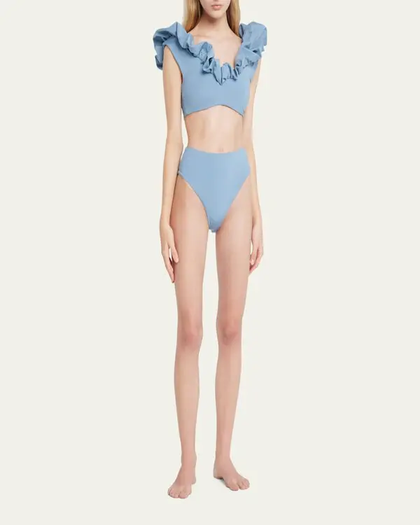 MAYGEL CORONEL Lucila High-rise Two-piece Swimsuit