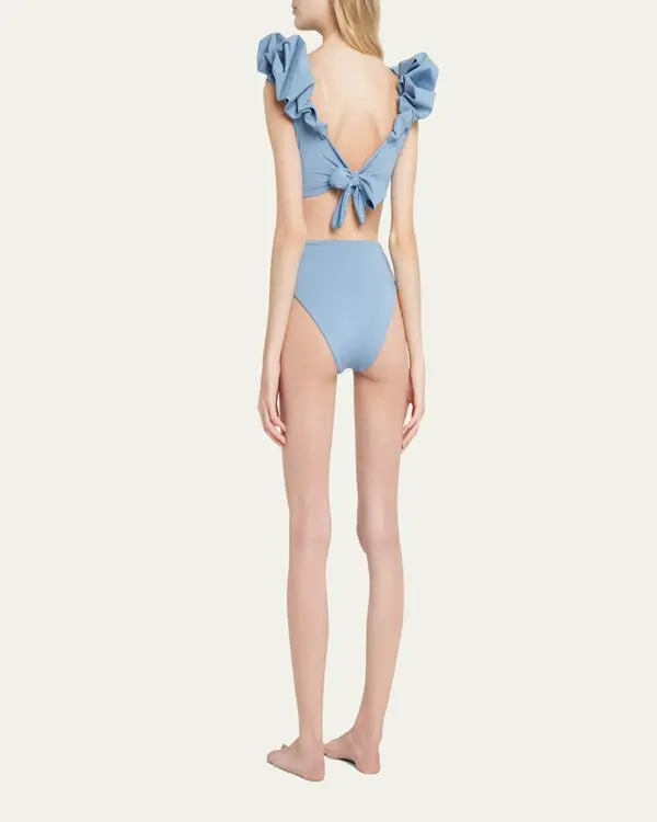 MAYGEL CORONEL Lucila High-rise Two-piece Swimsuit