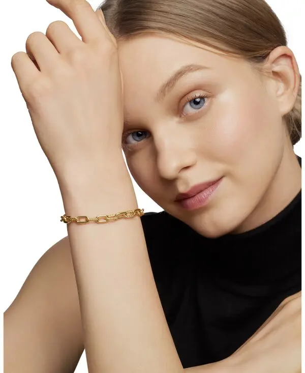 David Yurman Madison Bold Chain Bracelet - Gold