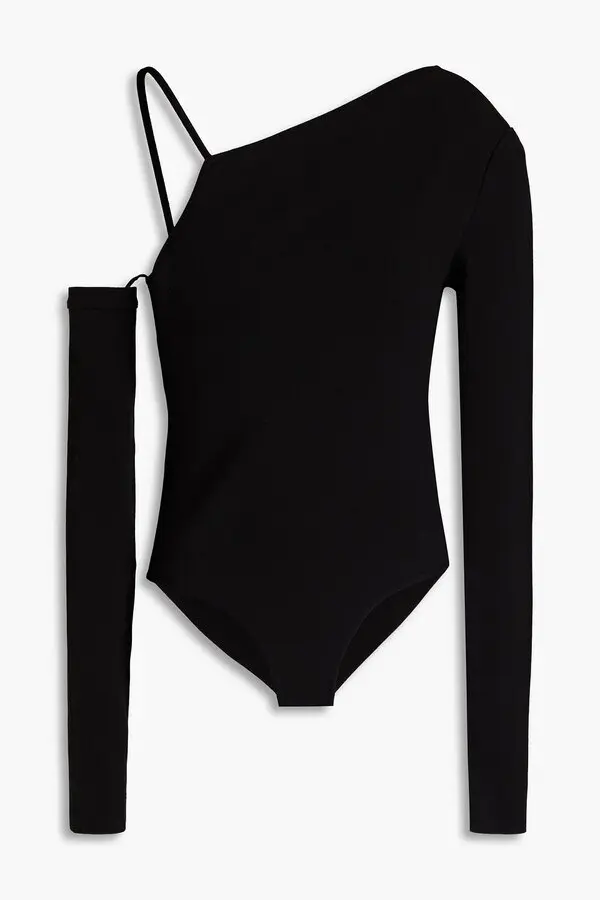 Zeynep Arçay Asymmetric Stretch-knit Bodysuit