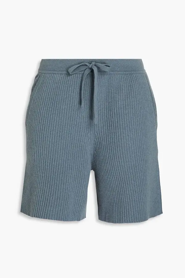Lapointe Ribbed Cashmere Shorts