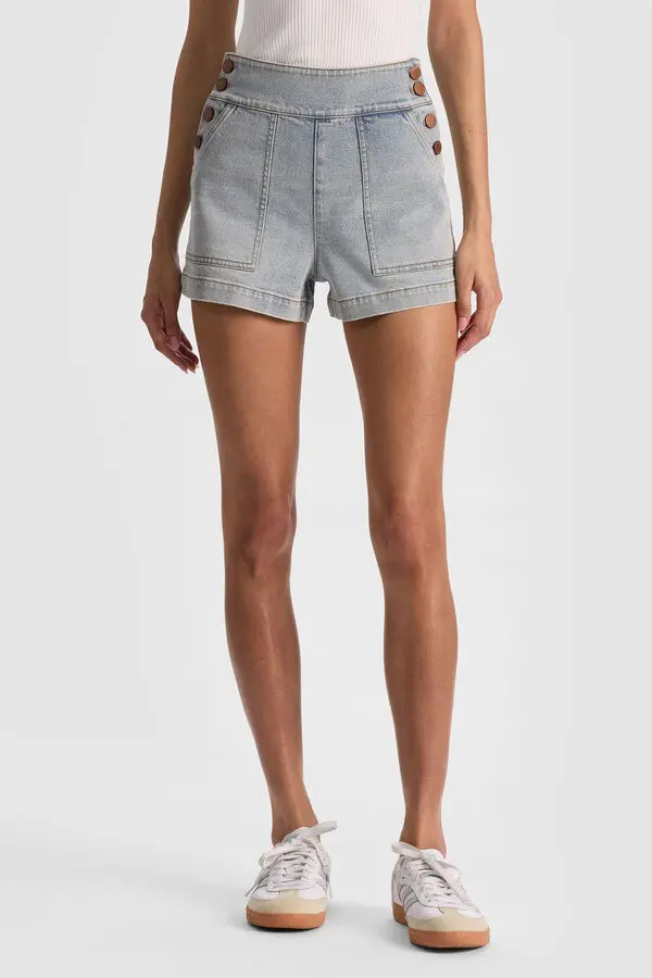 Alice + Olivia Donald Jean Short - Blue
