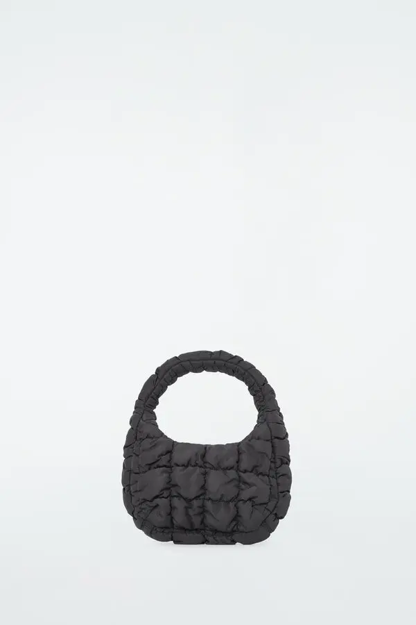 Cos Quilted Micro Bag - Black