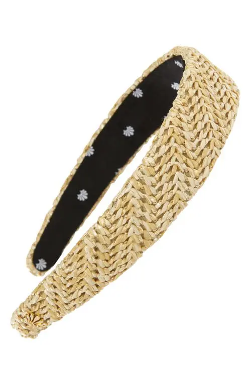 Lele Sadoughi Bessette Raffia Headband - Natural