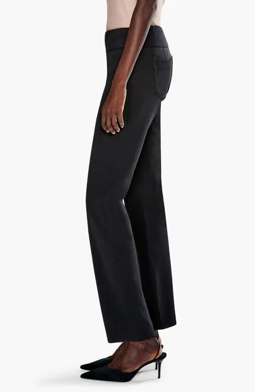 NIC+ZOE Work It Straight Leg Trousers - Black Onyx