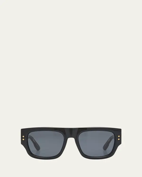 Gucci Oversized Rectangle Sunglasses - Black