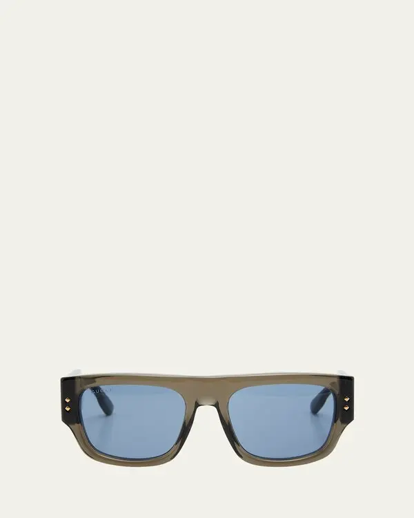 Gucci Oversized Rectangle Sunglasses - Grey