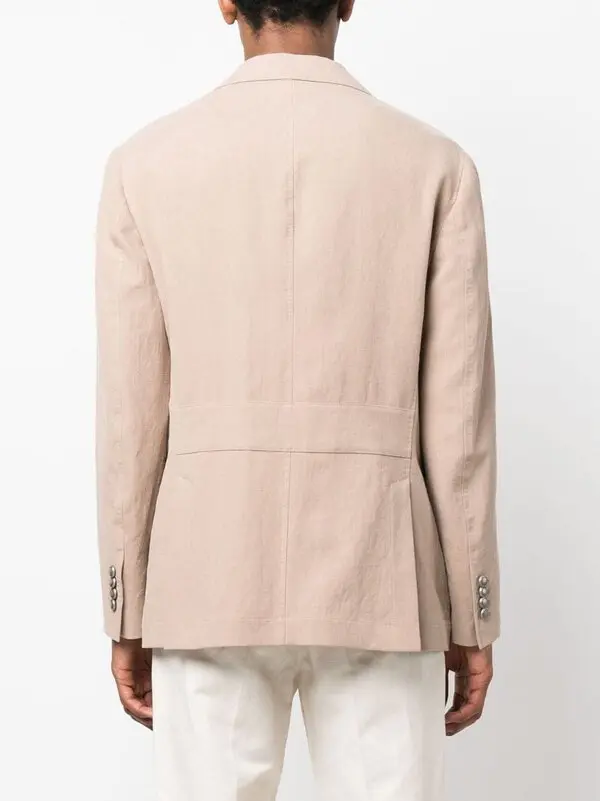 Brunello Cucinelli Single-breasted Linen Blazer