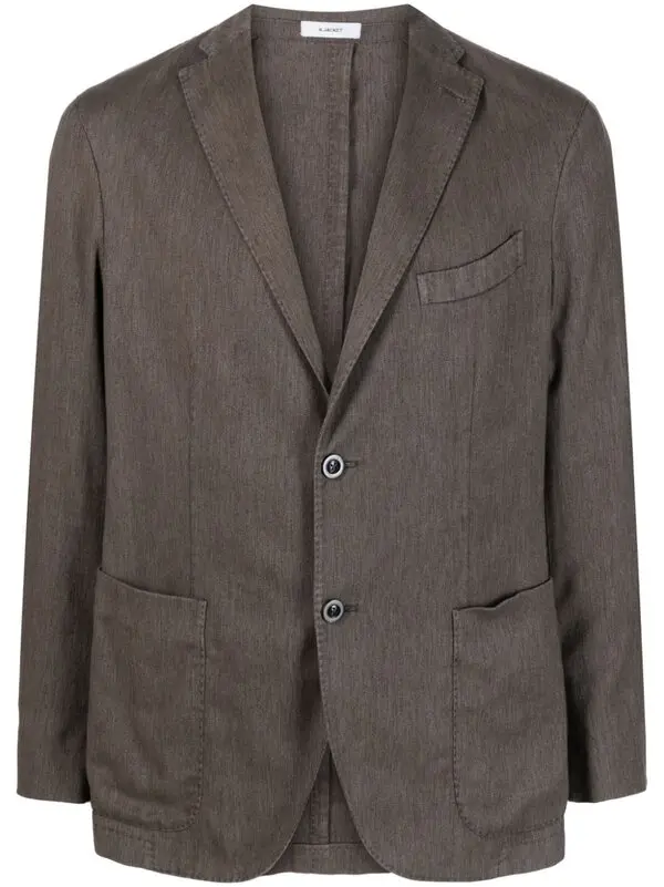 Boglioli Notched-lapels Single-breasted Blazer