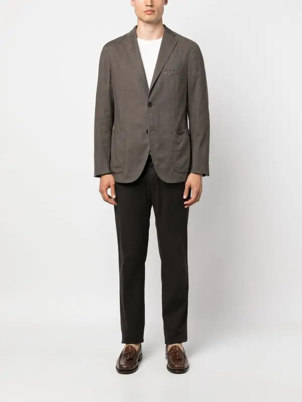 Boglioli Notched-lapels Single-breasted Blazer