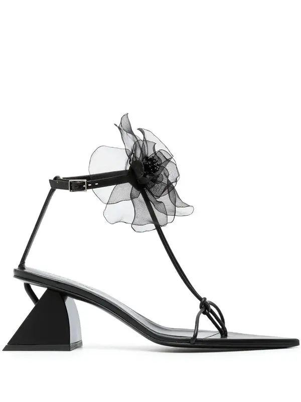 NENSI DOJAKA Flower-appliqué Sandals