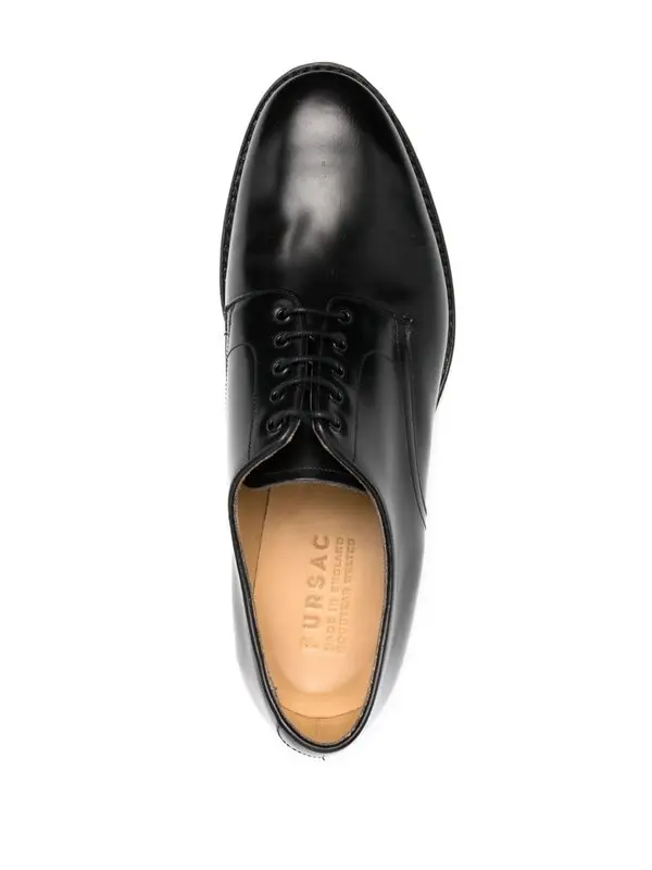 FURSAC Almond-toe Derby Shoes - Black