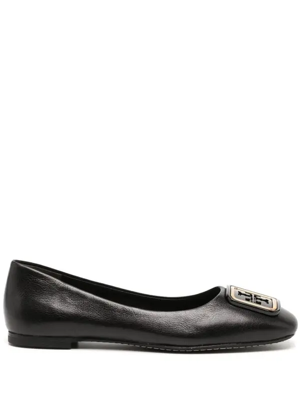 Tory Burch Georgia Logo Ballerina Shoes