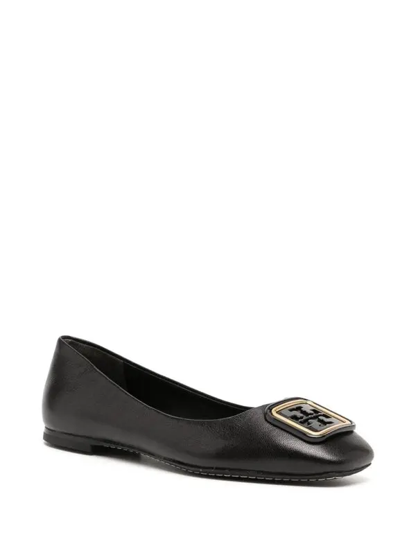 Tory Burch Georgia Logo Ballerina Shoes