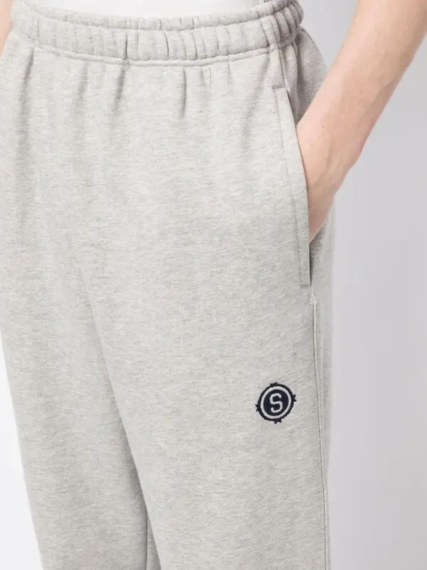 Stance Logo-patch Cotton Track Pants