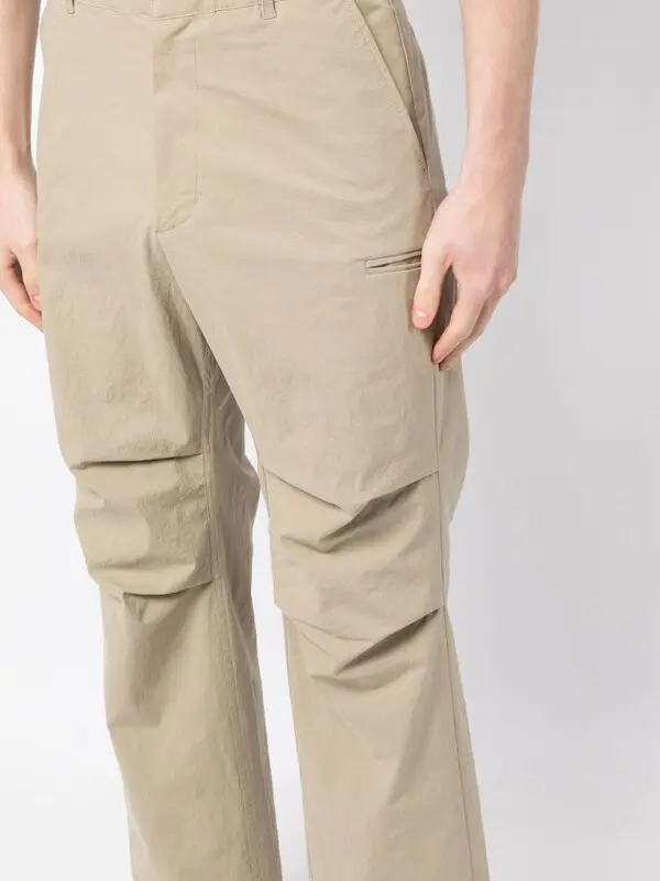 Stance Pleat-detail Cropped Trousers