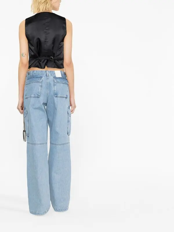 Coperni Denim Cargo Trousers - Blue