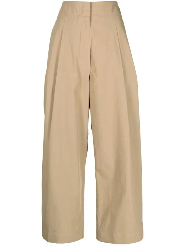 Studio Nicholson Pleat-detail Wide-leg Trousers