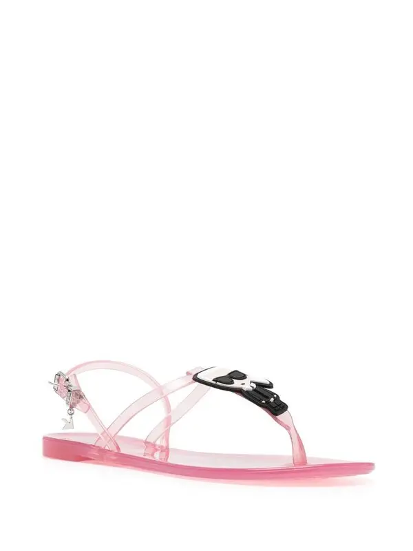 Karl Lagerfeld Ikonik Karl Flat Sandals