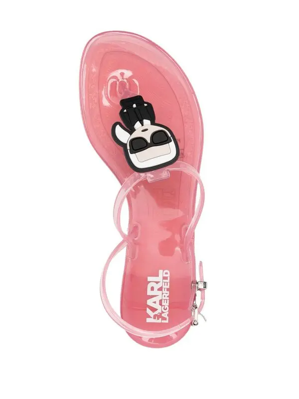 Karl Lagerfeld Ikonik Karl Flat Sandals
