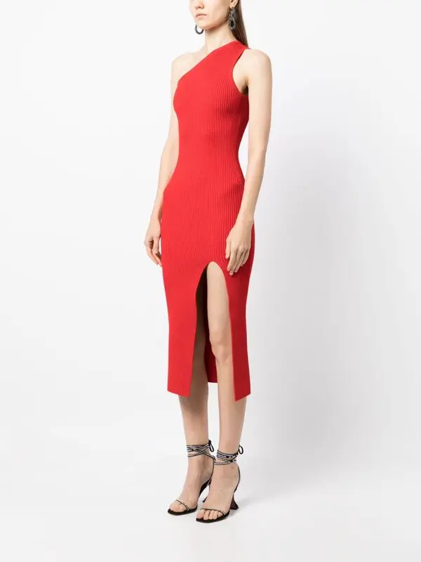 Michael Kors Asymmetric Knitted Dress