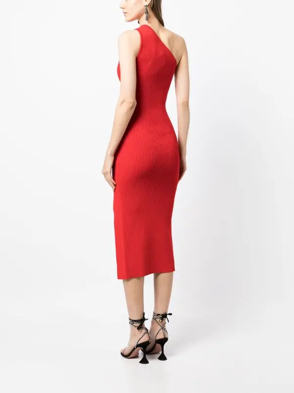 Michael Kors Asymmetric Knitted Dress