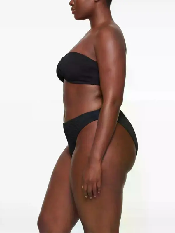 Hunza G Crinkled Two-piece Bikini - Black