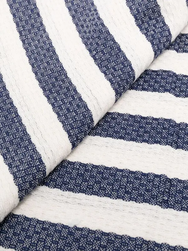 MC2 SAINT BARTH Striped Fringed Beach Towel
