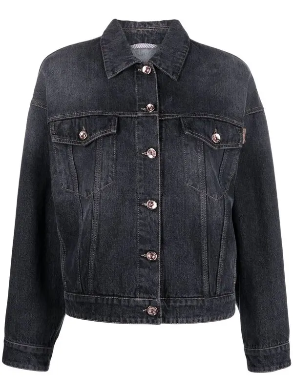 Brunello Cucinelli Authentic Monili-embellished Denim Jacket