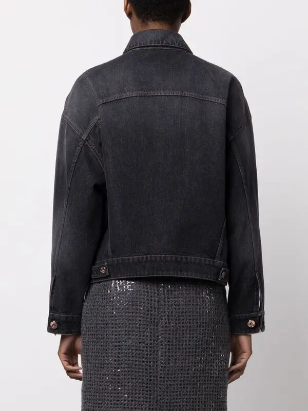 Brunello Cucinelli Authentic Monili-embellished Denim Jacket