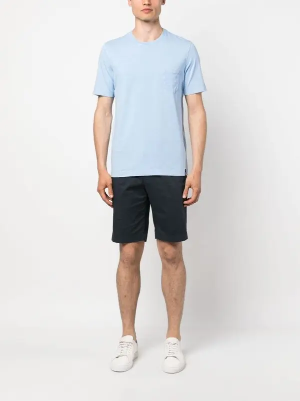 PT TORINO Above-knee Cotton Chino Shorts