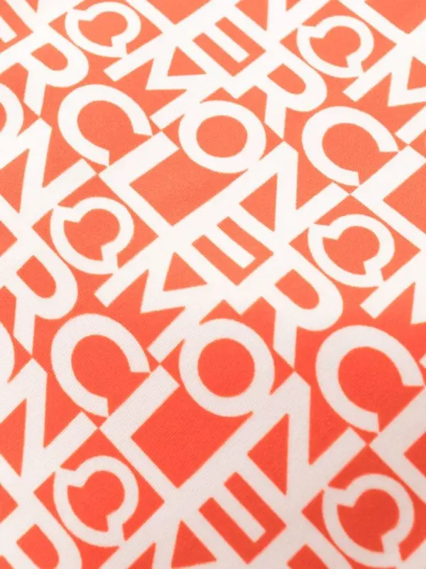 Moncler Logo-print Swimsuit - Orange