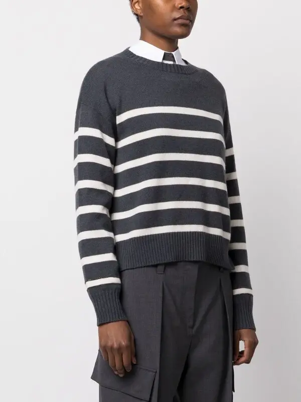 Brunello Cucinelli Striped Cashmere Jumper